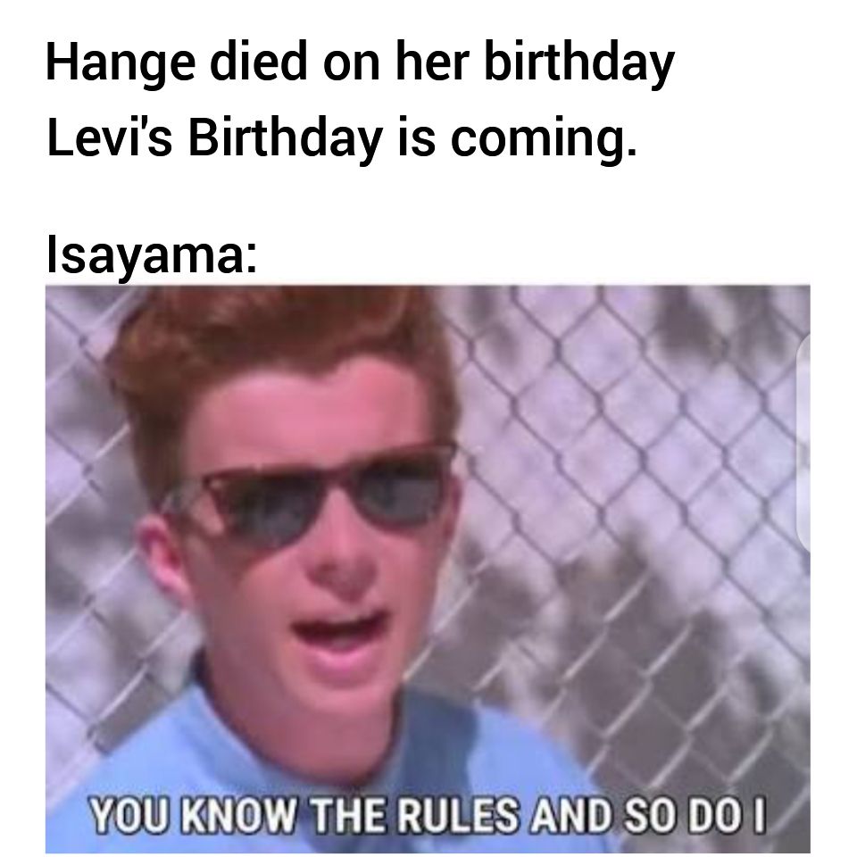 You know the rules and so do I | Scrolller