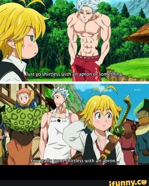 You really went shirtless with an apron | Scrolller