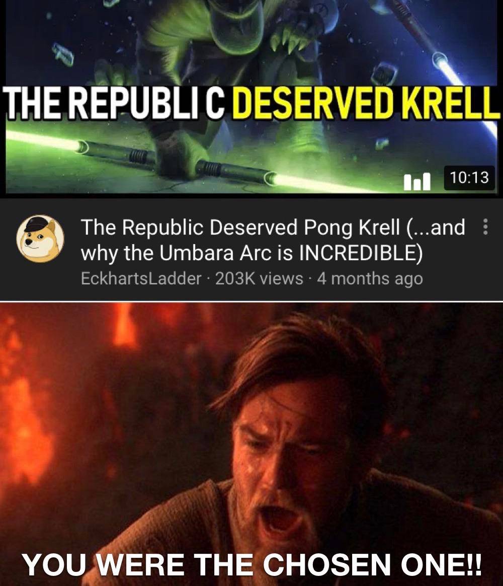 “You were supposed to bring balance in the force, not leave it in ... “You were supposed to bring balance in the force, not leave it in ...