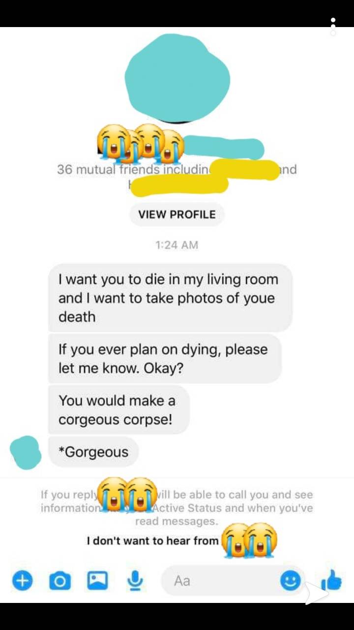 You'd make a gorgeous corpse | Scrolller