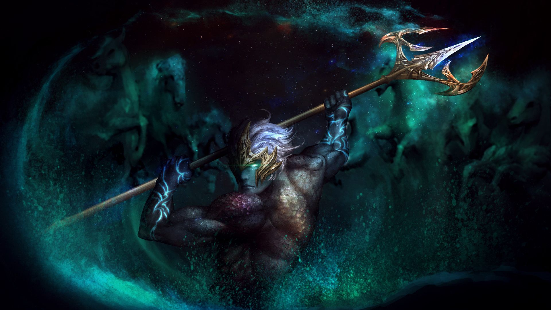 Young Poseidon by Stephen Lee | Scrolller