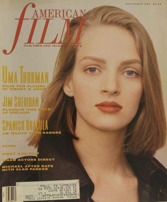 Young Uma in a September 1990 Magazine. | Scrolller