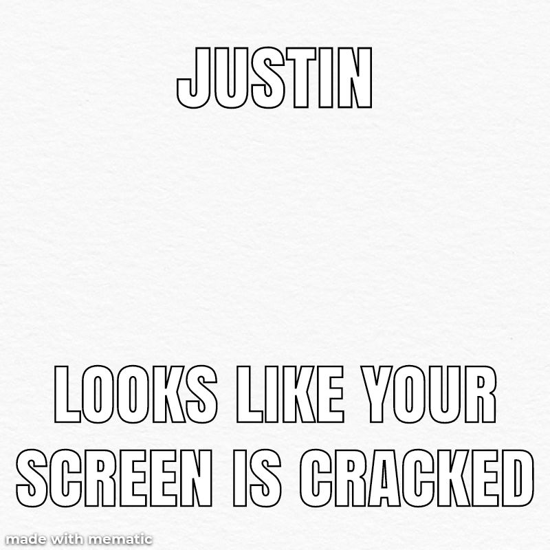 Your screen is cracked | Scrolller