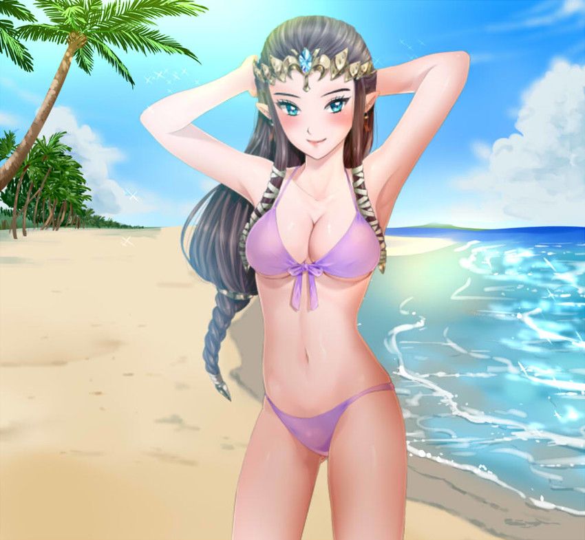 Princess zelda on the beach | Scrolller