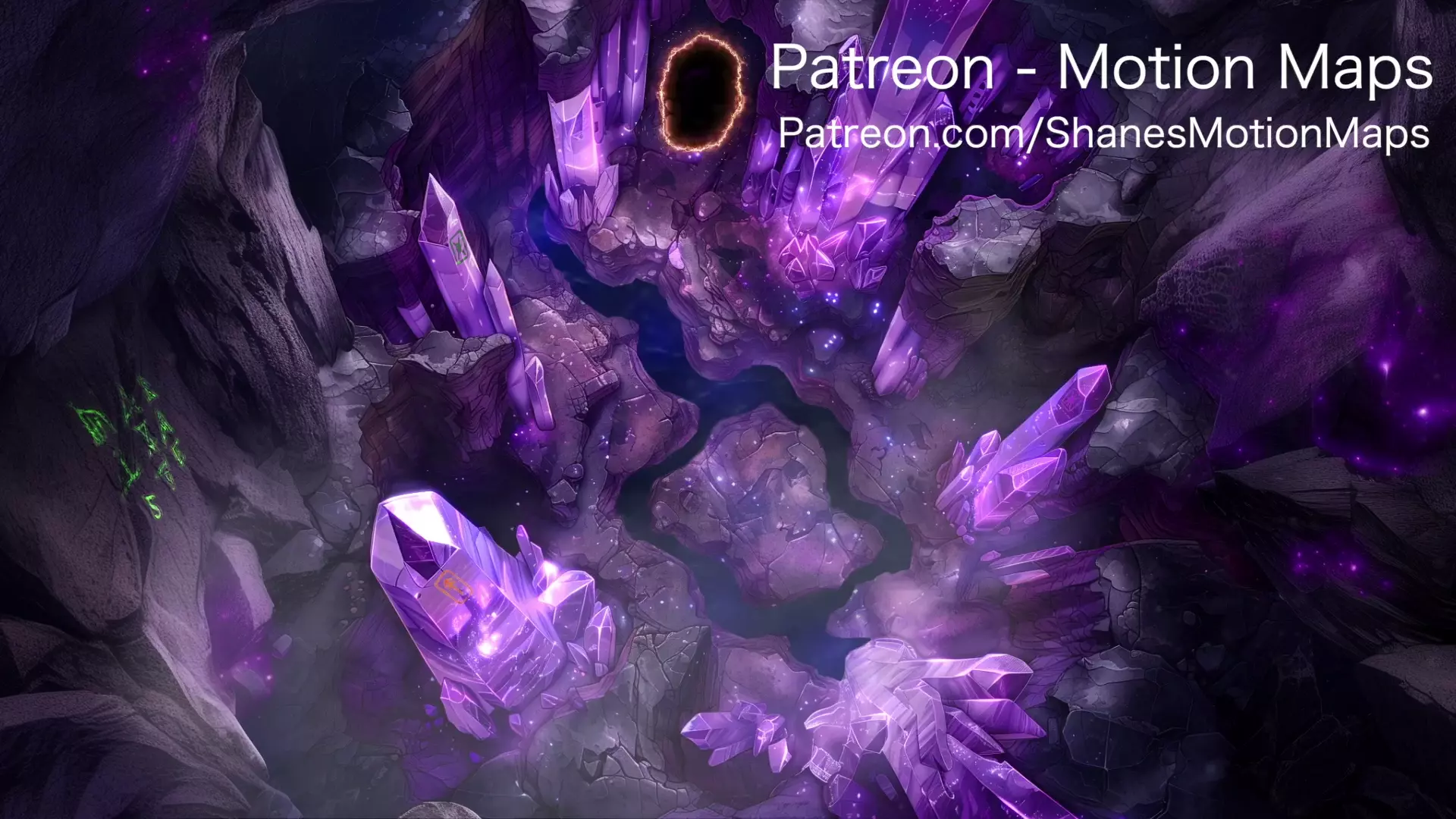 [OC] Crystal Cavern - Motion Maps (Animated Map) (commercial) | Scrolller