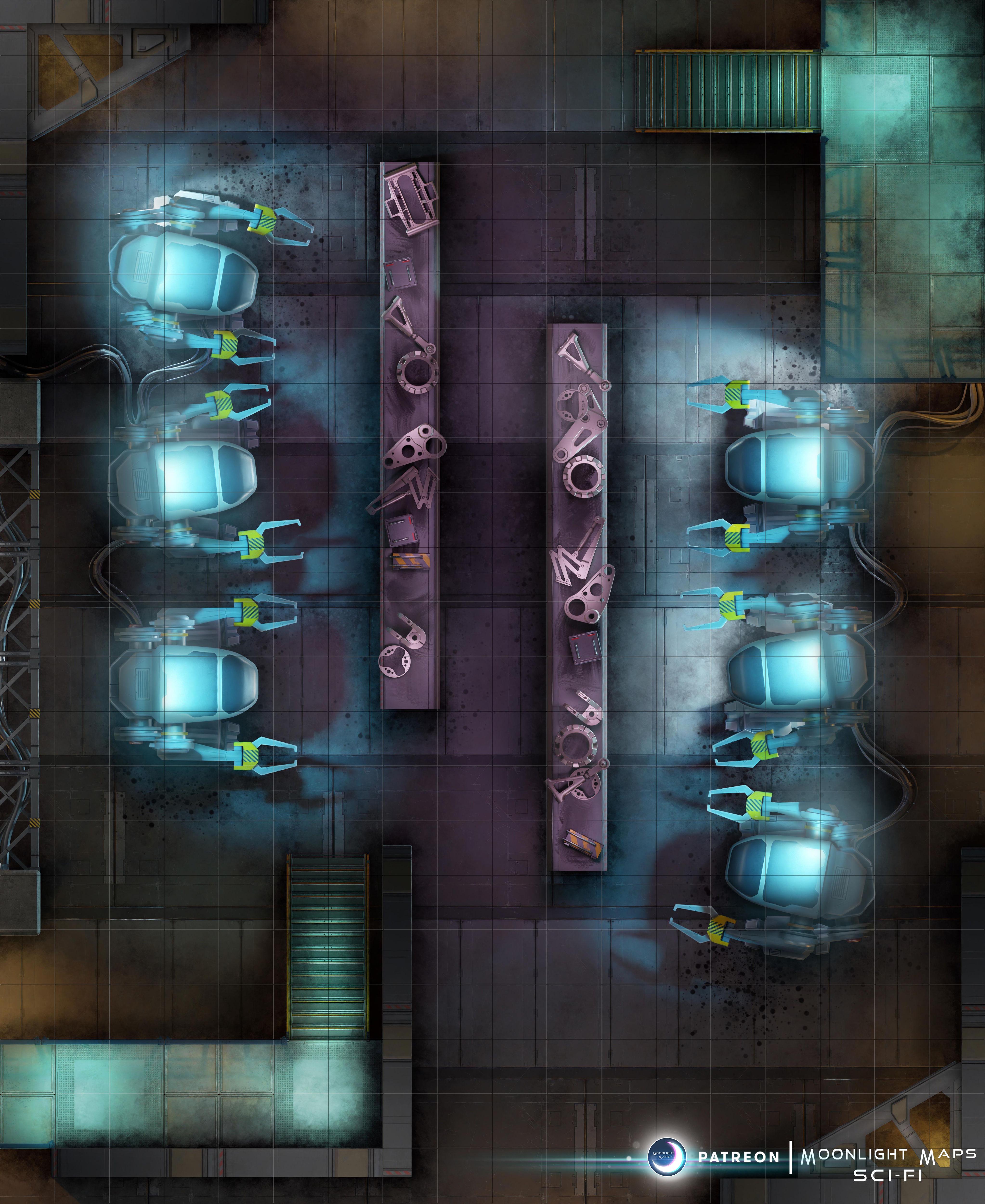 [OC] "It's top secret what's getting built here, only the machines are aware what the final ...