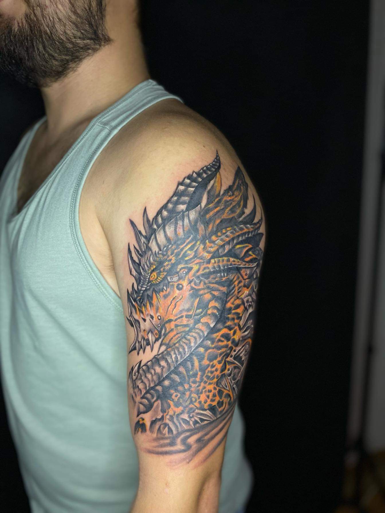 Finally got around to getting a tattoo, and right on cue for Dragonflight! | Scrolller