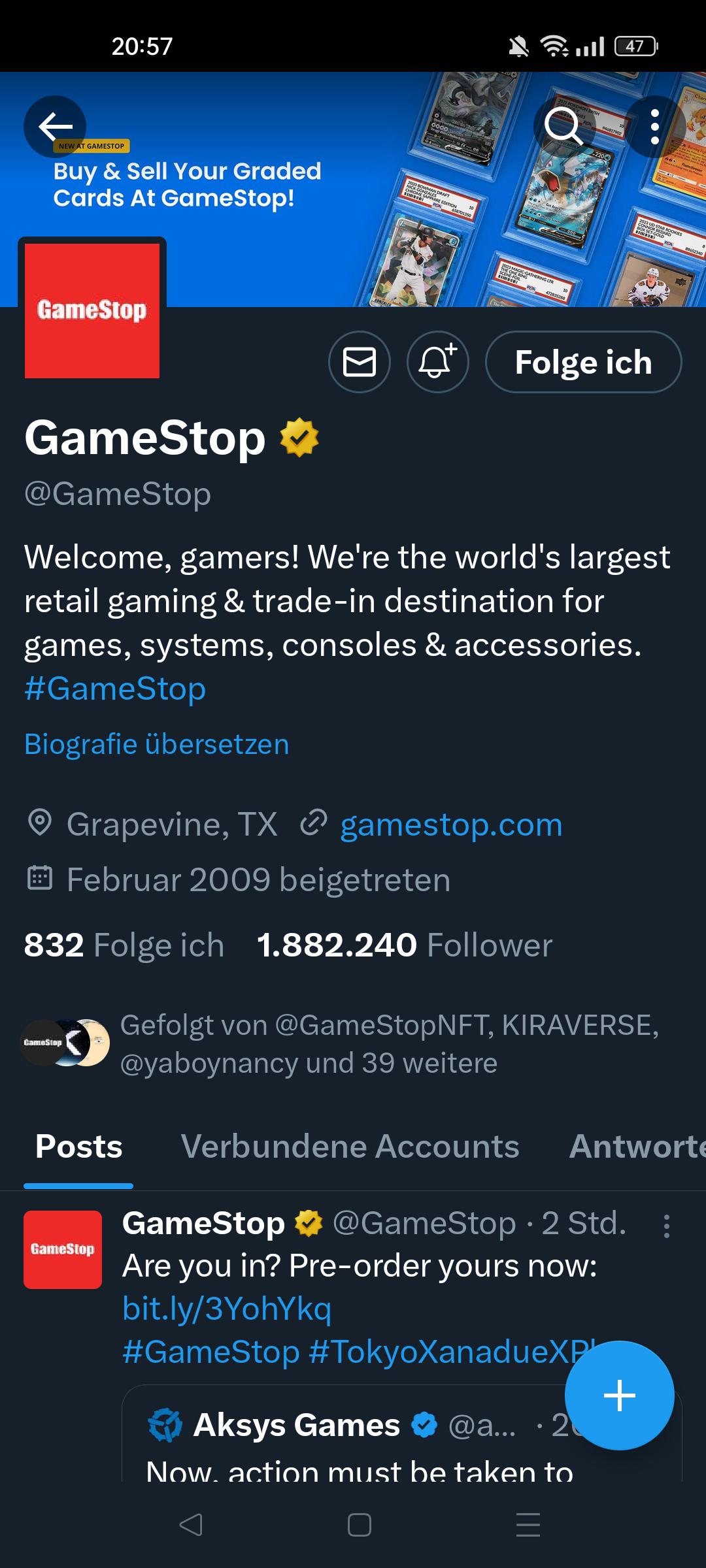 GameStop changed their profile picture on X (formerly known as Twitter ...
