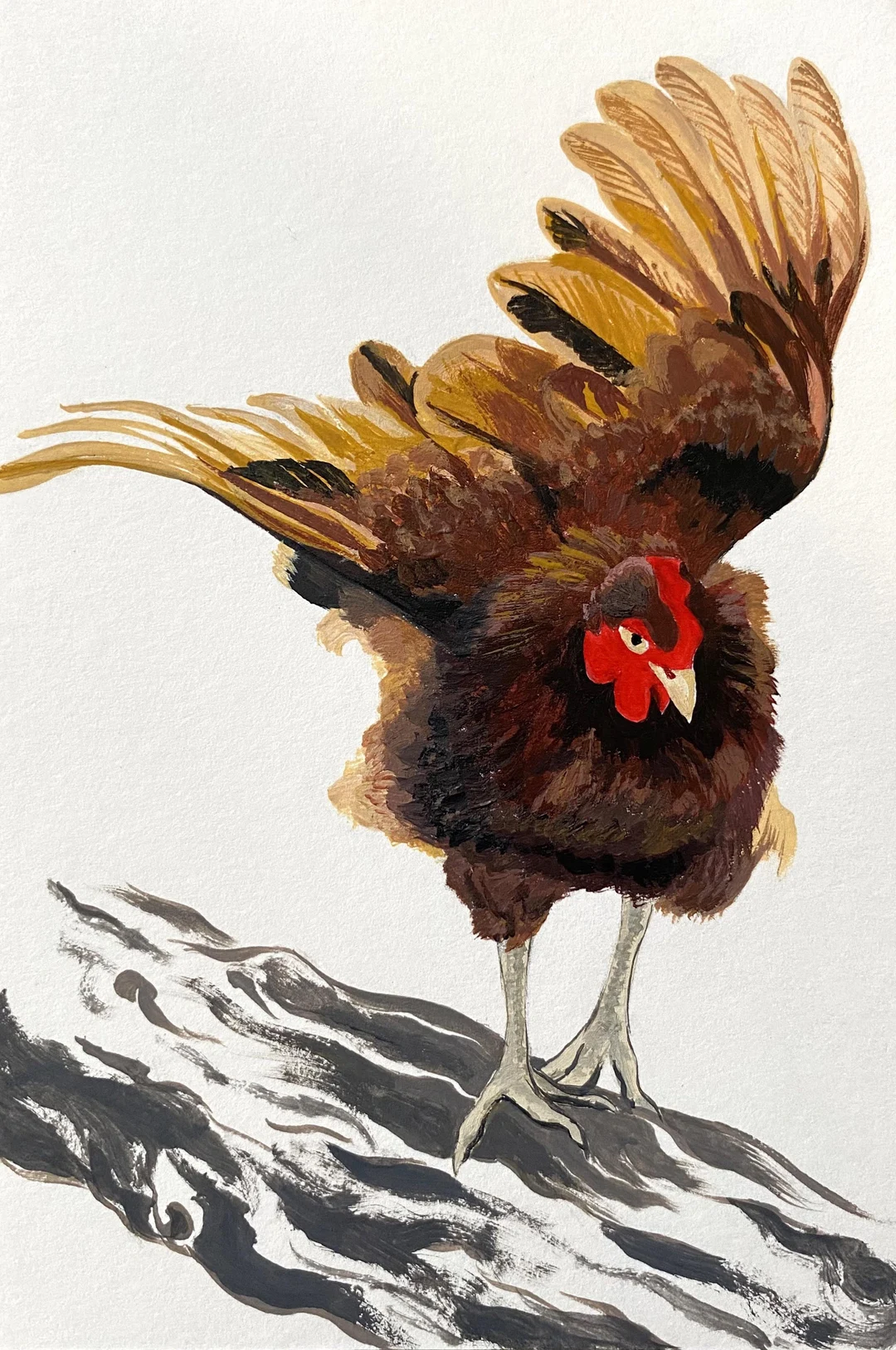 Balancing Act, Me, Acrylic, 2022 | Scrolller