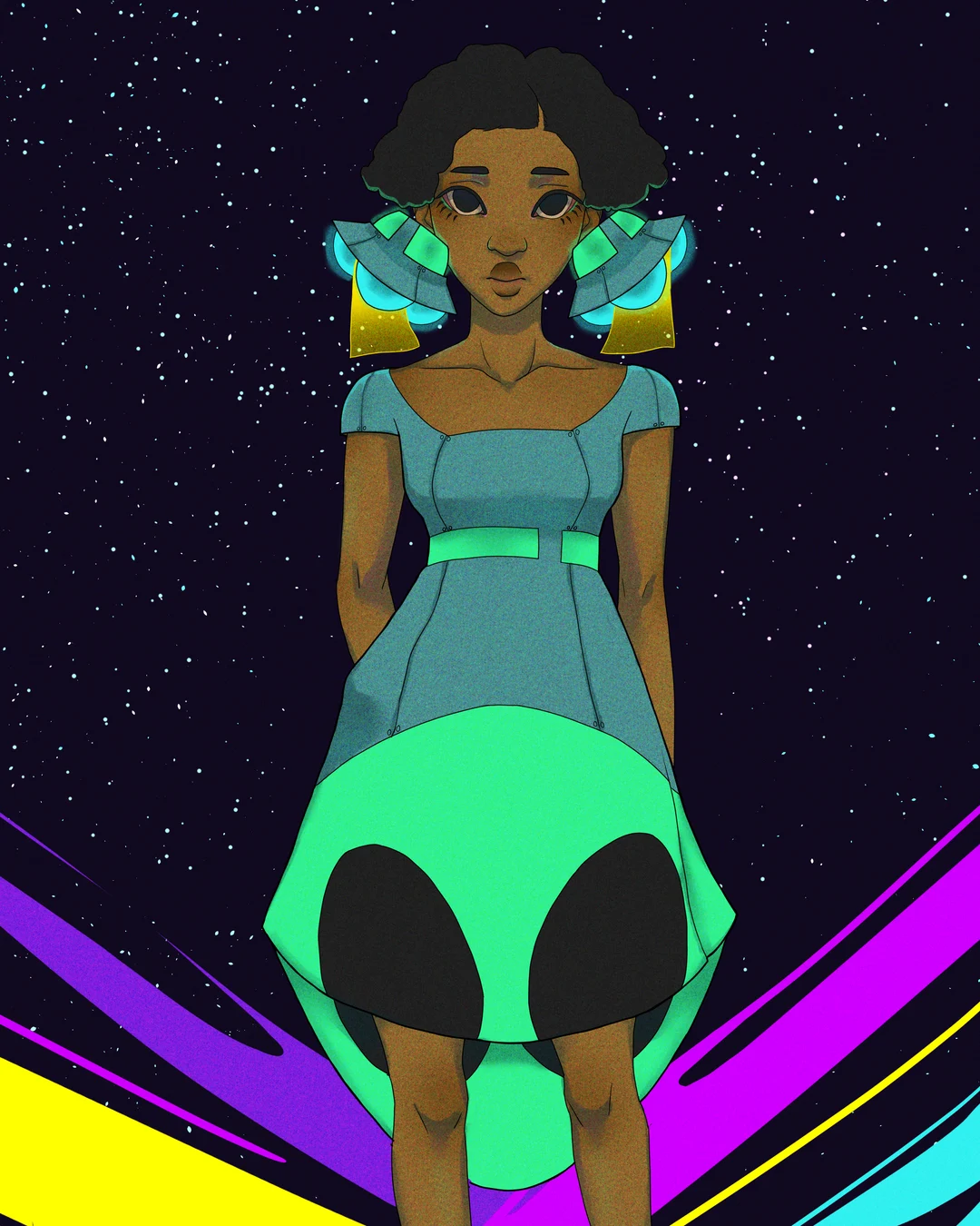 UFO Girl by @CinderedMage | Scrolller