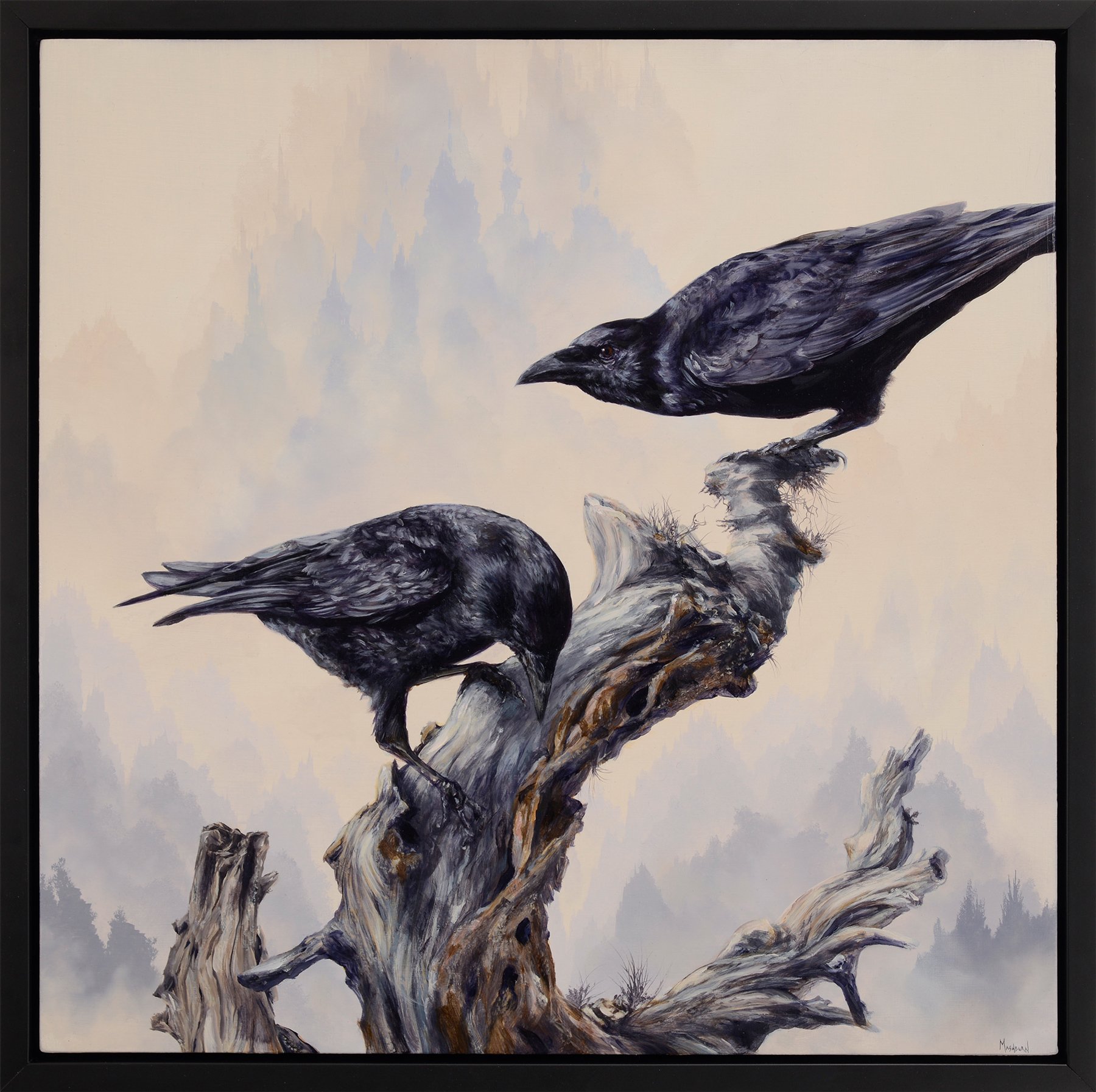 Discover more like ImaginaryAnimals: 'Driftwood with Crows' by Brian Mashburn and Related ...