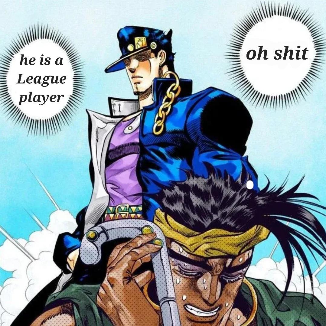 Jotaro finally touched grass | Scrolller