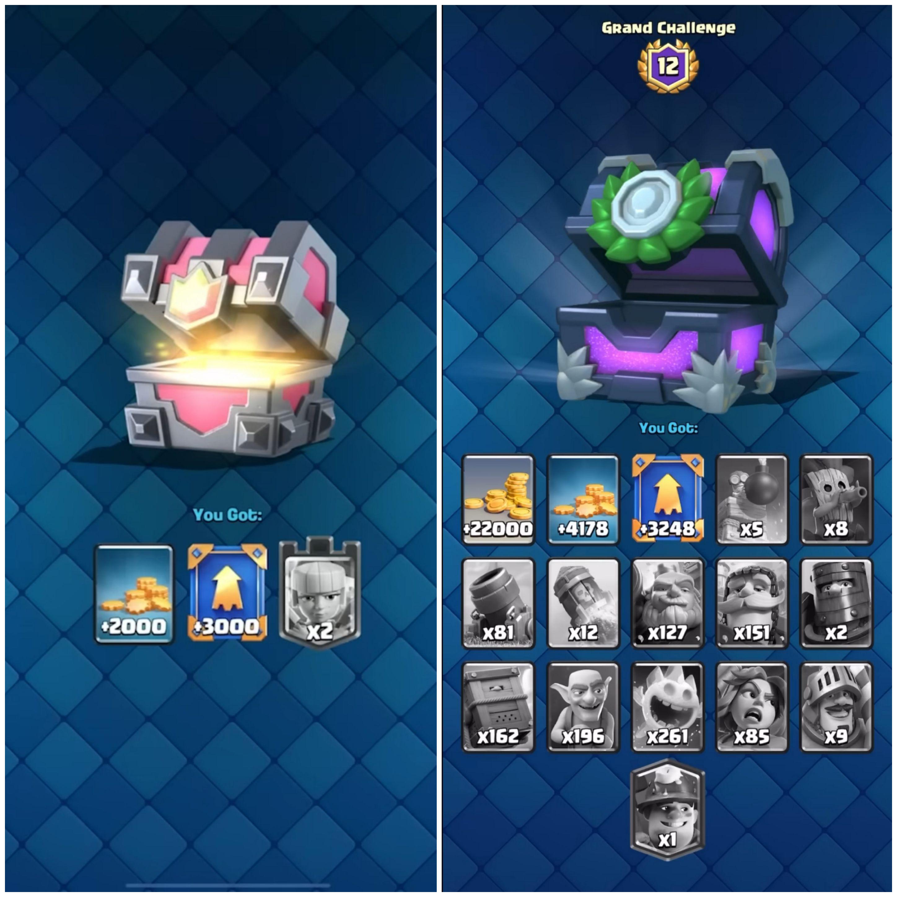 Fun fact: Tower troop chests can give you a 12 win grand challenge chest worth of EWC | Scrolller