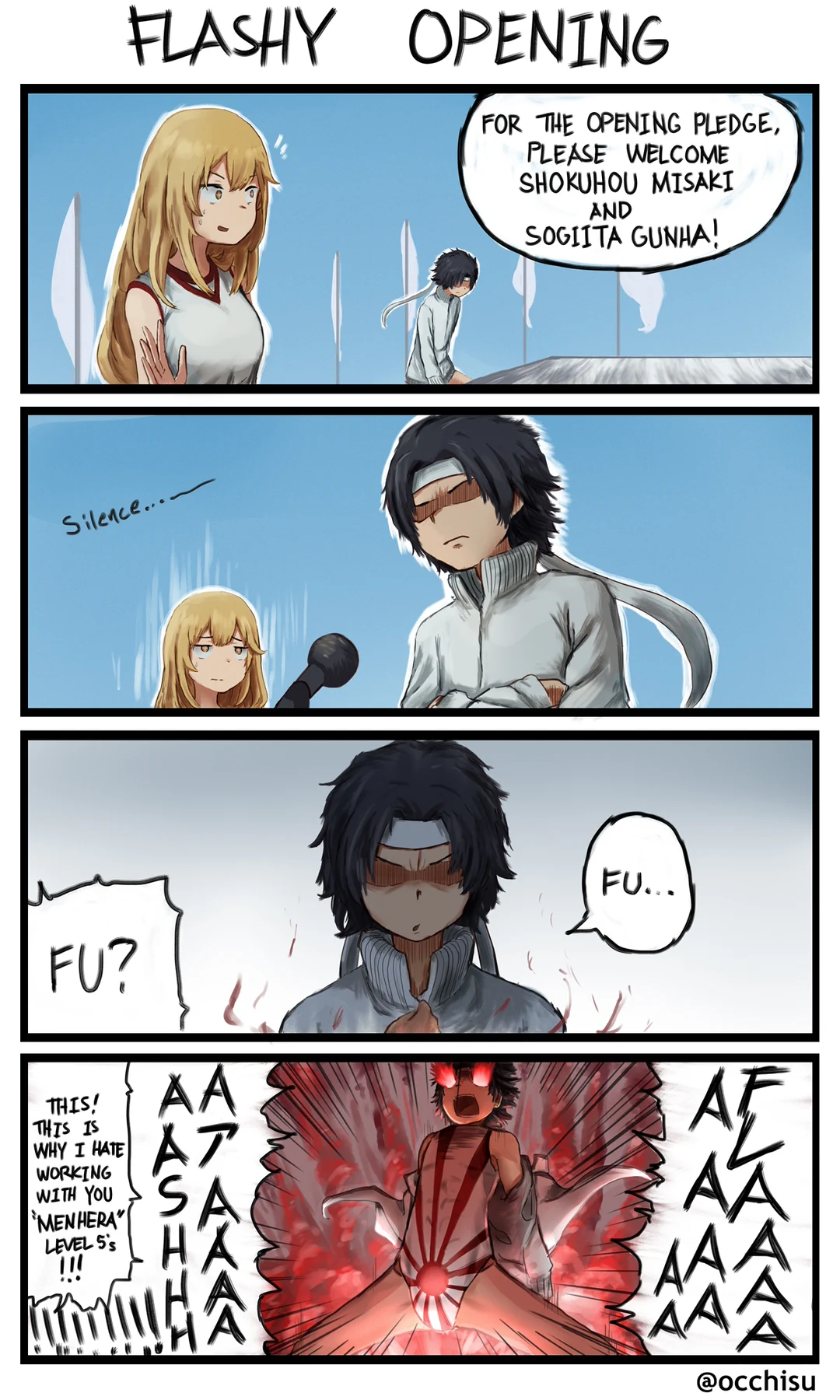 A Flashy Oppening with Gunha | Scrolller