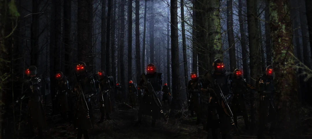 Lights in the night. Guardsman stalking their prey | Scrolller