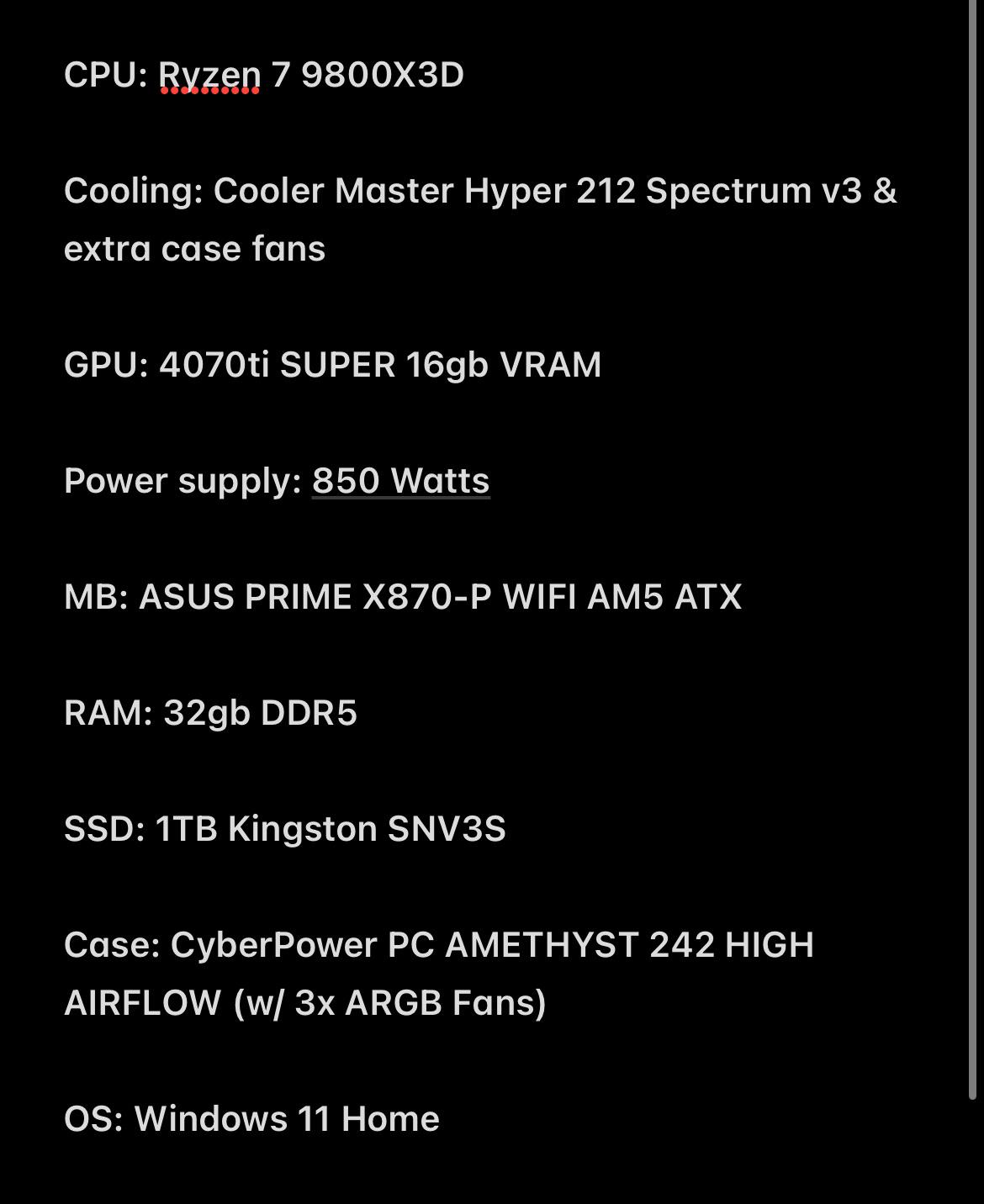 Looking into buying a PC with these specs. Does it look good? | Scrolller