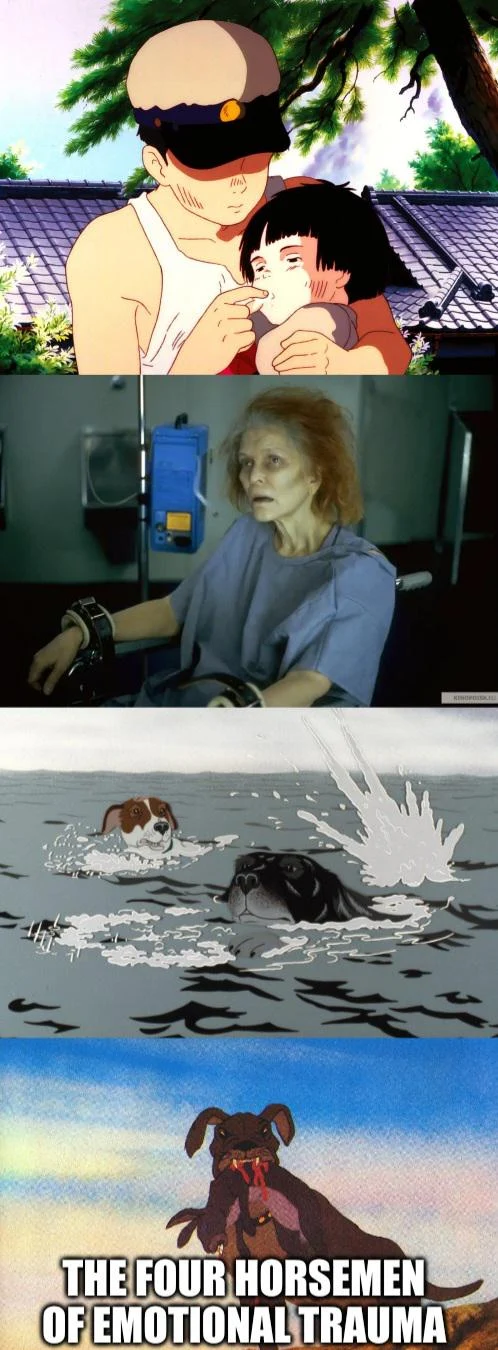 The four horsemen of emotional trauma | Scrolller