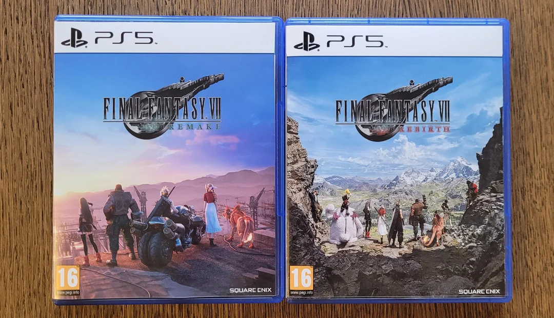 These custom covers my wife made for FF7: Remake and Rebirth | Scrolller