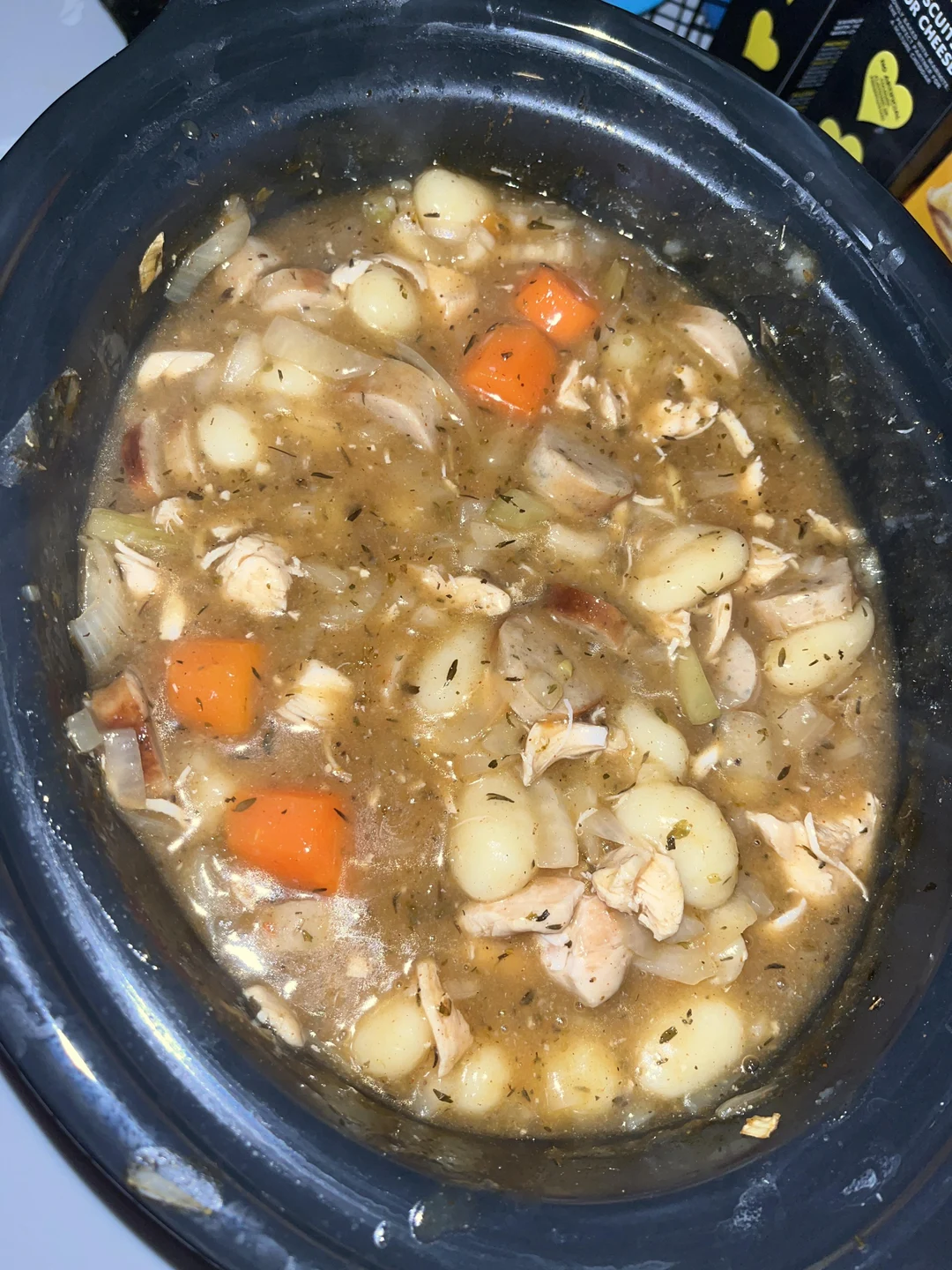 Chicken,sausage and gnocci soup | Scrolller