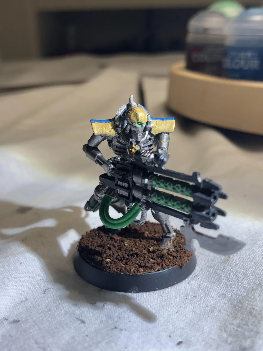 First necron ever painted C&C please! | Scrolller