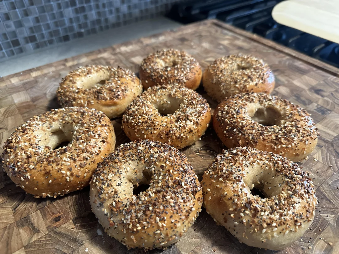 [homemade] Sourdough Bagels | Scrolller