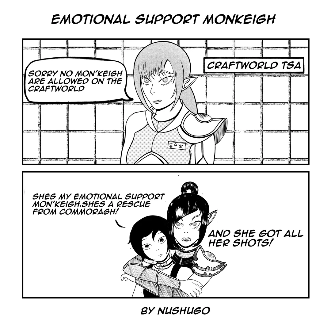 Emotional Support Monkeigh Scrolller