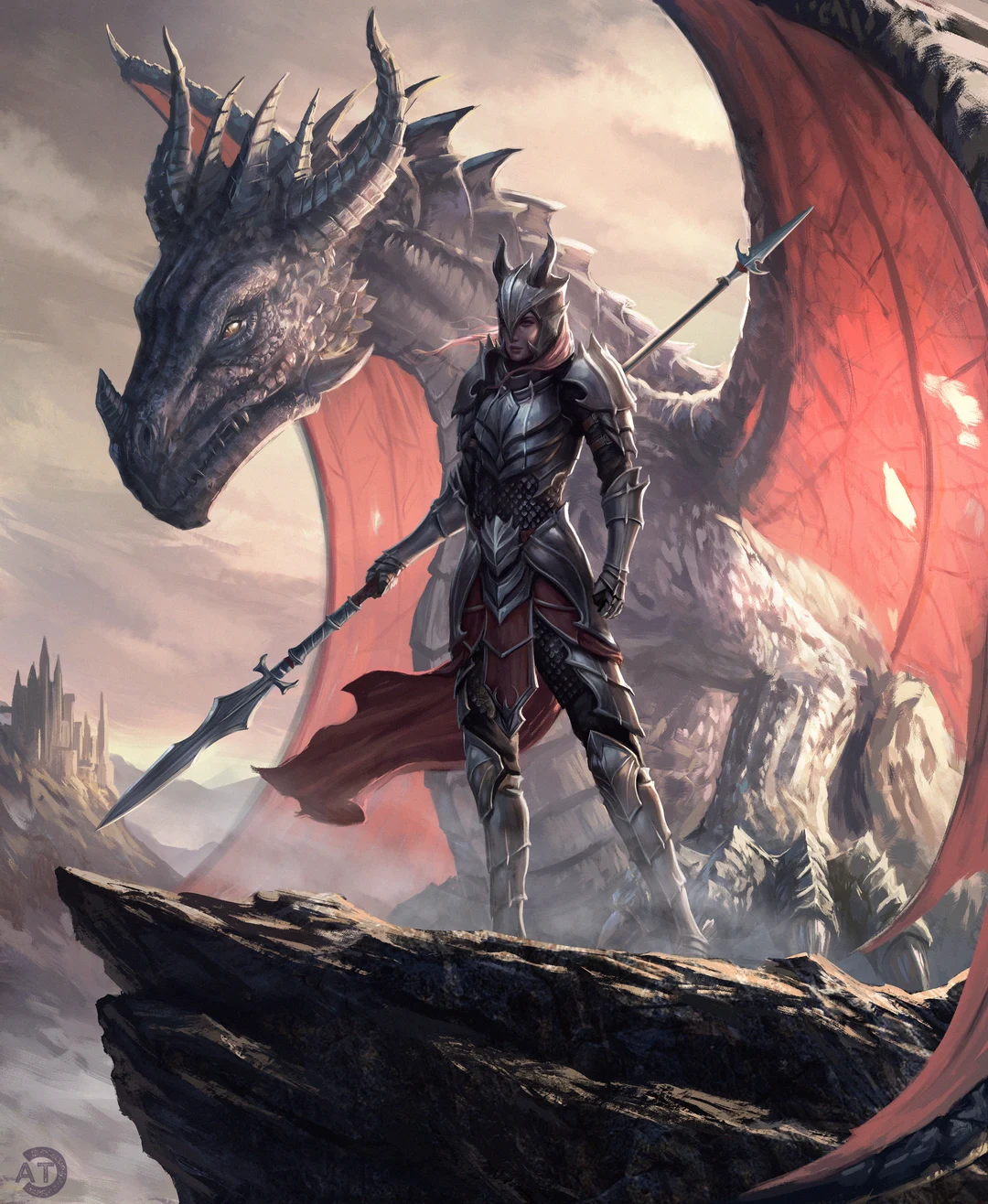 Dragon Rider by Andrew Clark (Atc-illustration) | Scrolller