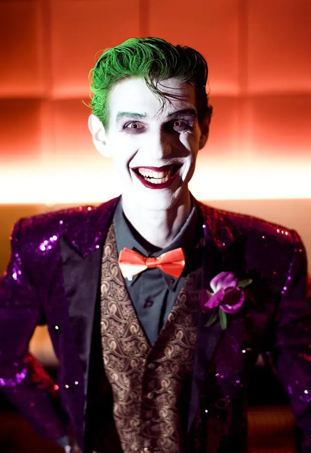 [Self] Crazy Eyes. (The Joker cosplay, fullscreen recommended) | Scrolller