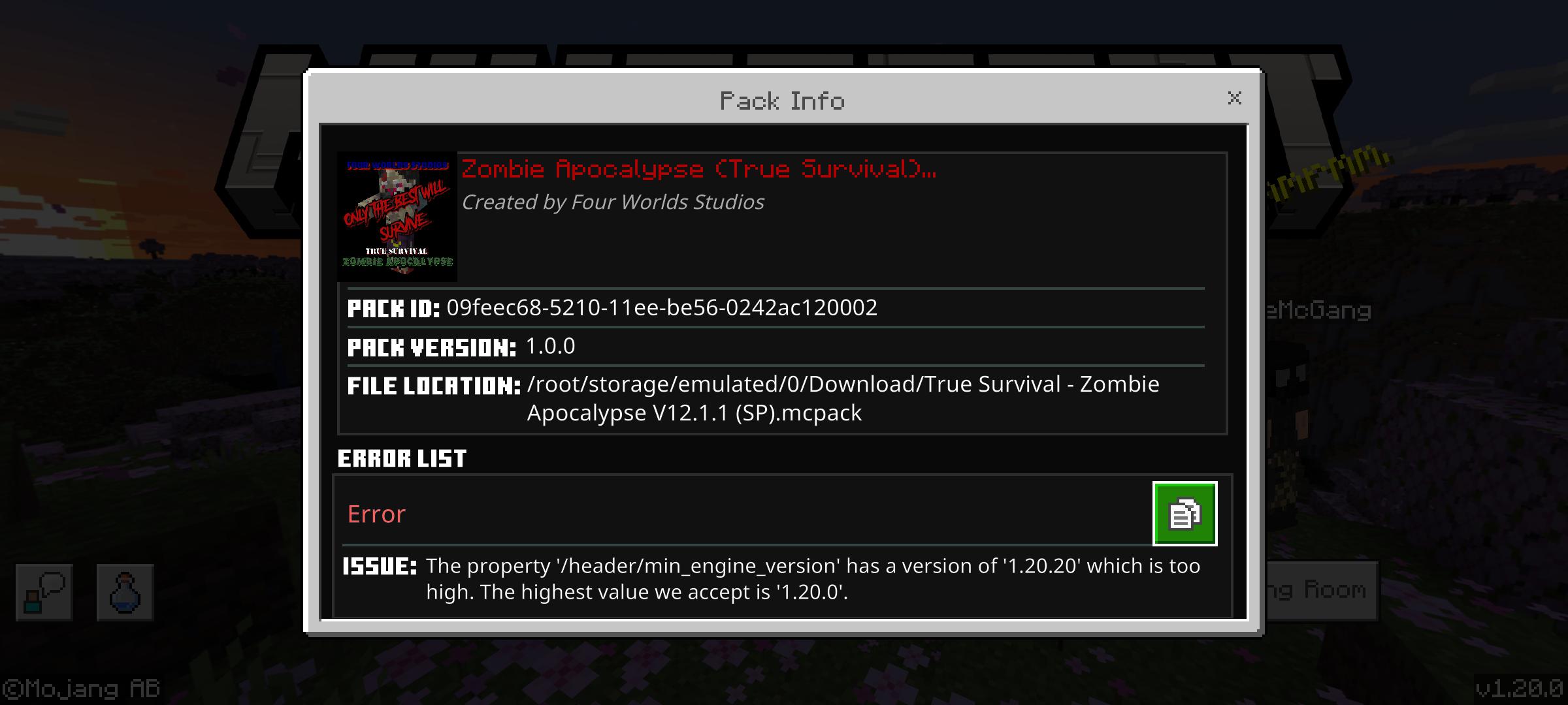Guys help i can't download this structure pack | Scrolller