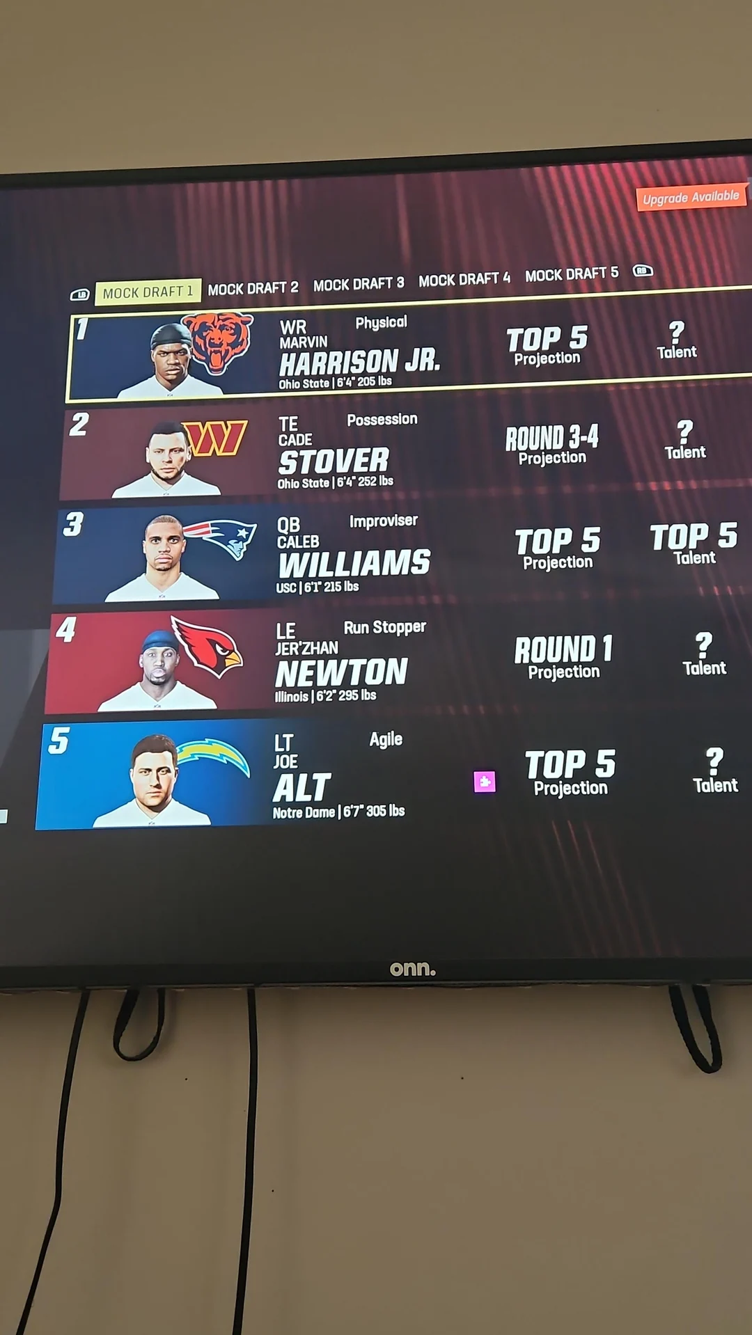 Madden 24 franchise mock draft is insane | Scrolller