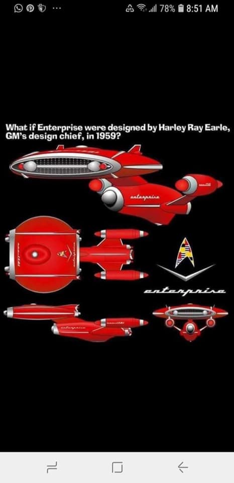 The 1959 Enterprise. Now with power steering! | Scrolller