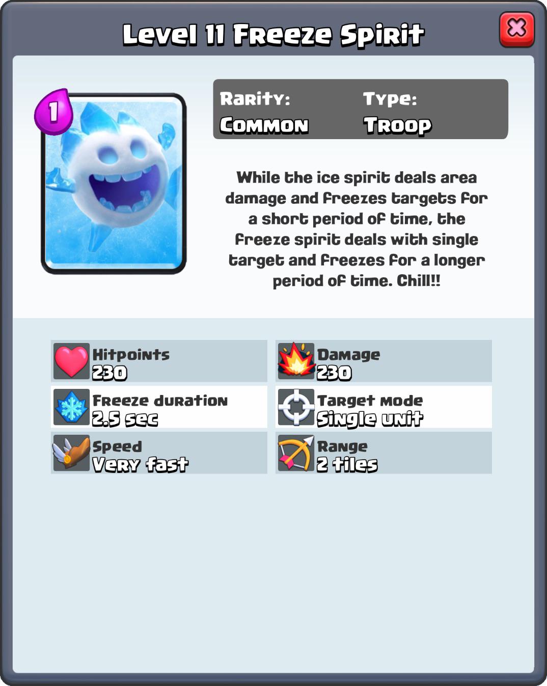 Freeze Spirit (Card Concept) | Scrolller