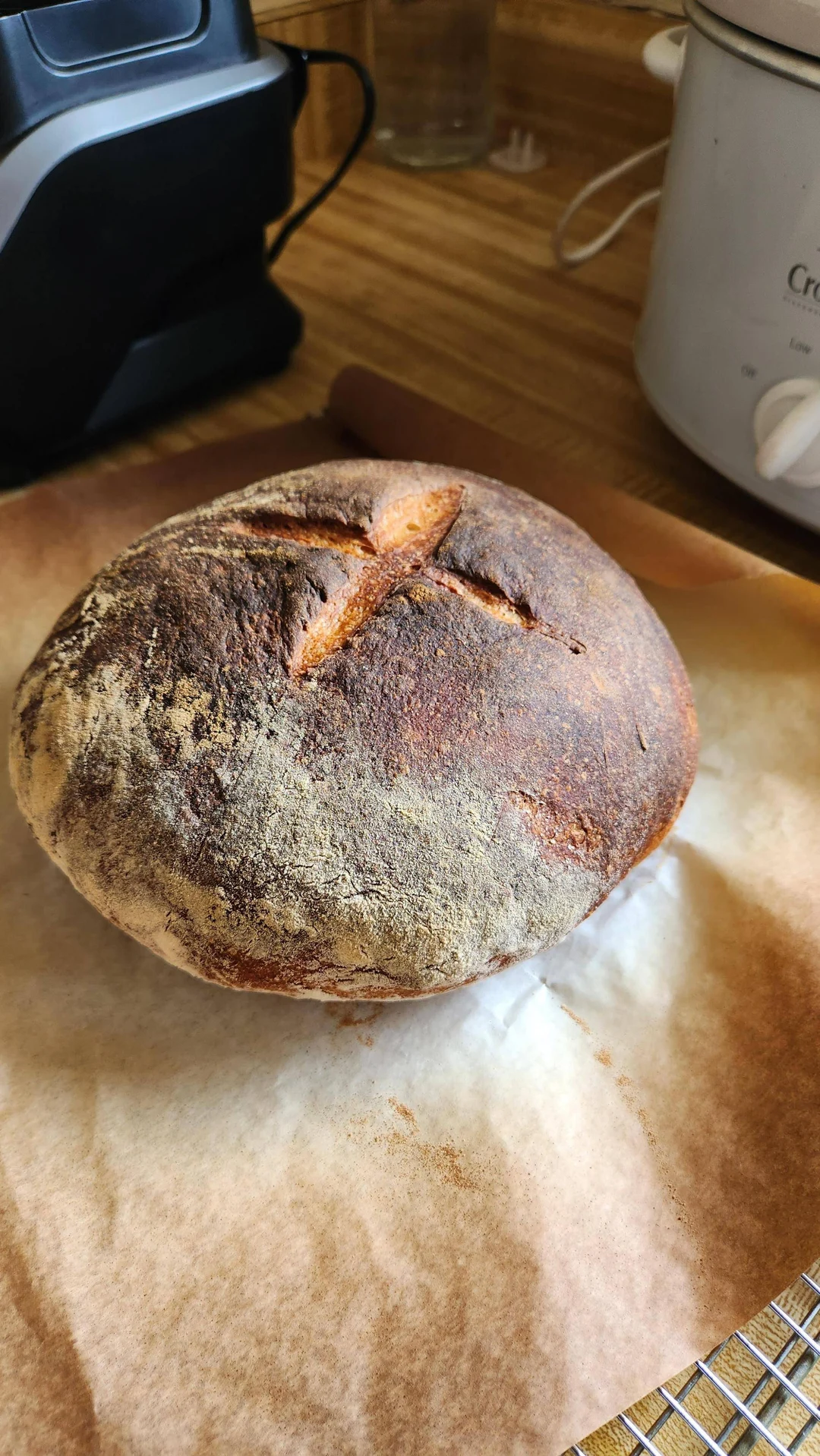 First attempt at sourdough. | Scrolller