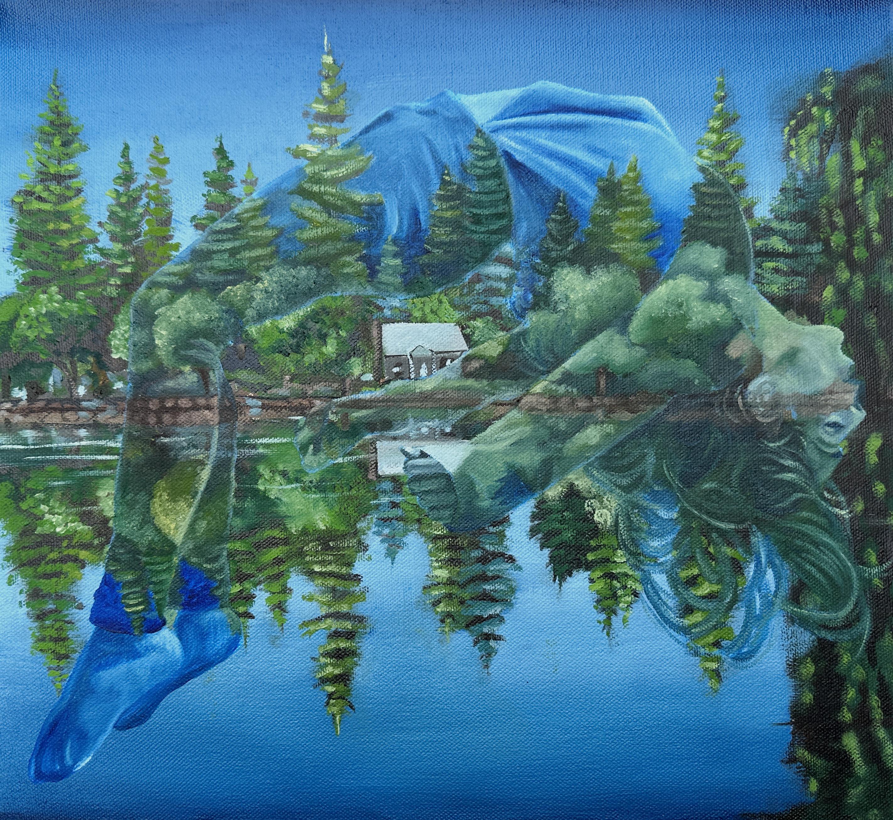 Ascend, Me, Oil on Canvas, 2023 | Scrolller