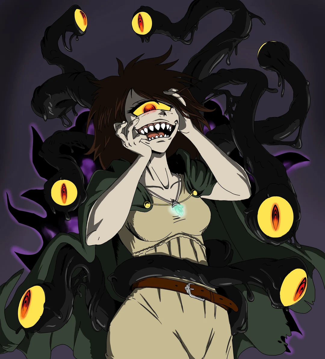 Behold; Hazel the Humanoid Beholder, RadicRay, Krita, 2023 | Scrolller