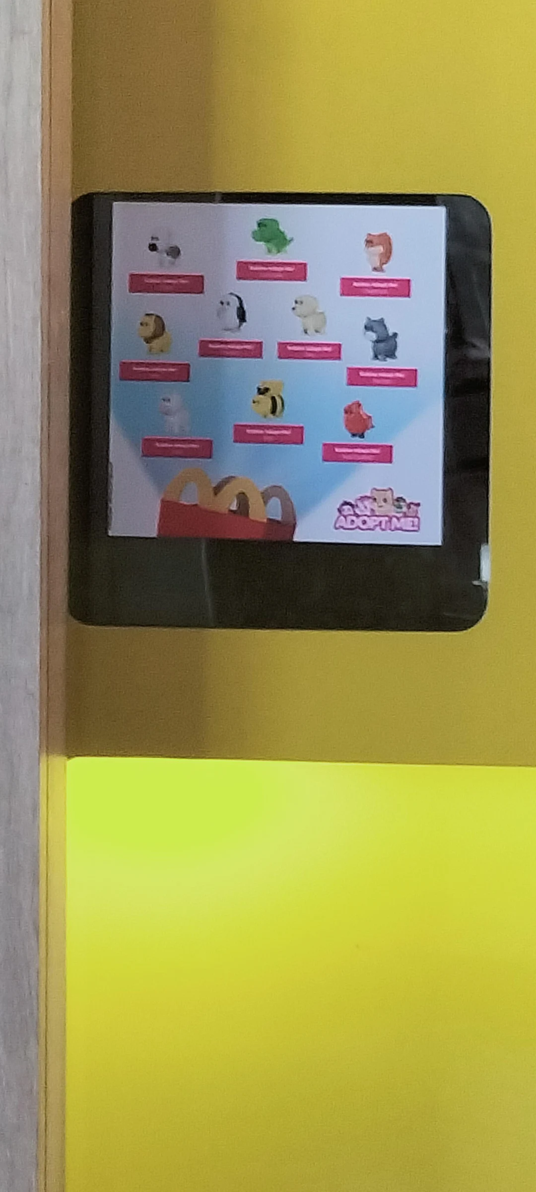 When the fuck did McDonald's get fucking Roblox adopt me toys | Scrolller