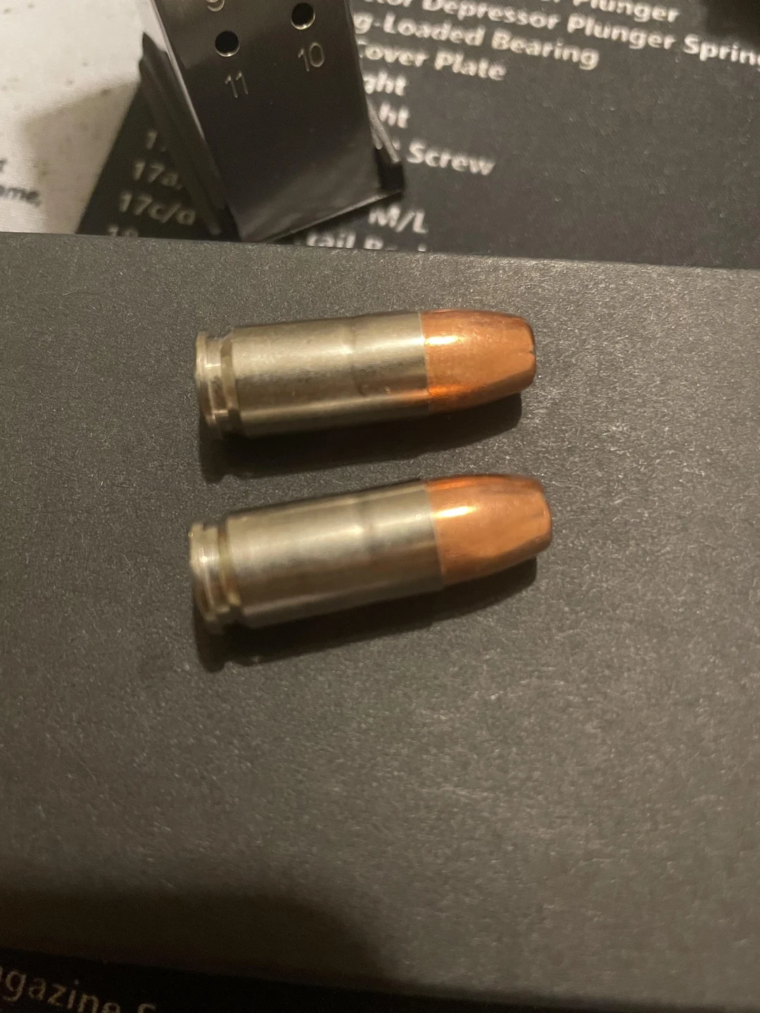 Does anyone else’s Springfield Hellcat do this? Magazine seems to be causing slight dents in all ...