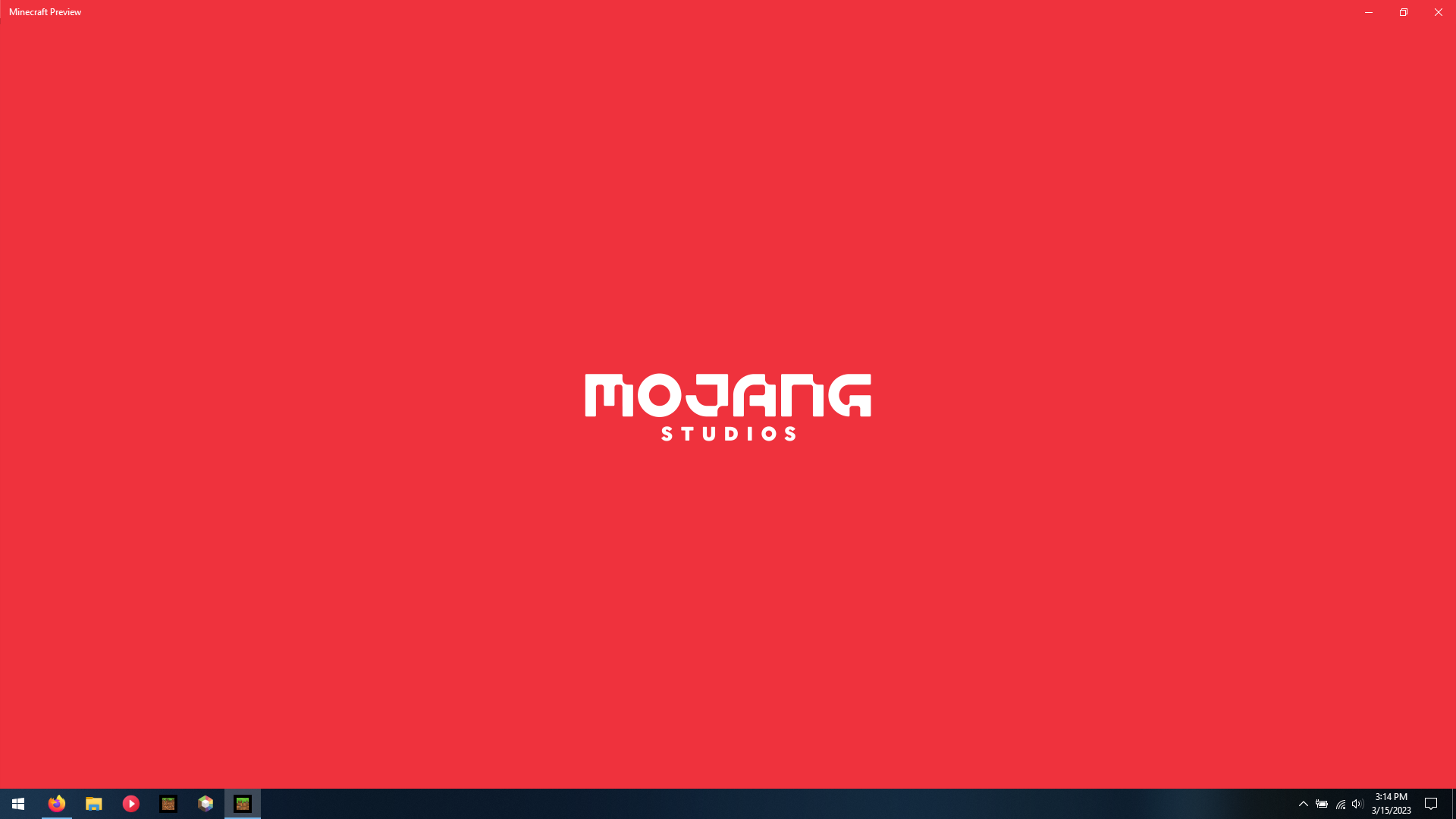 Minecraft Preview on Windows 10 is permanently stuck on the Mojang screen. Just installed it to ...