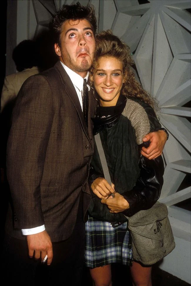 Robert Downey Jr and Sarah Jessica Parker. 1980s. | Scrolller