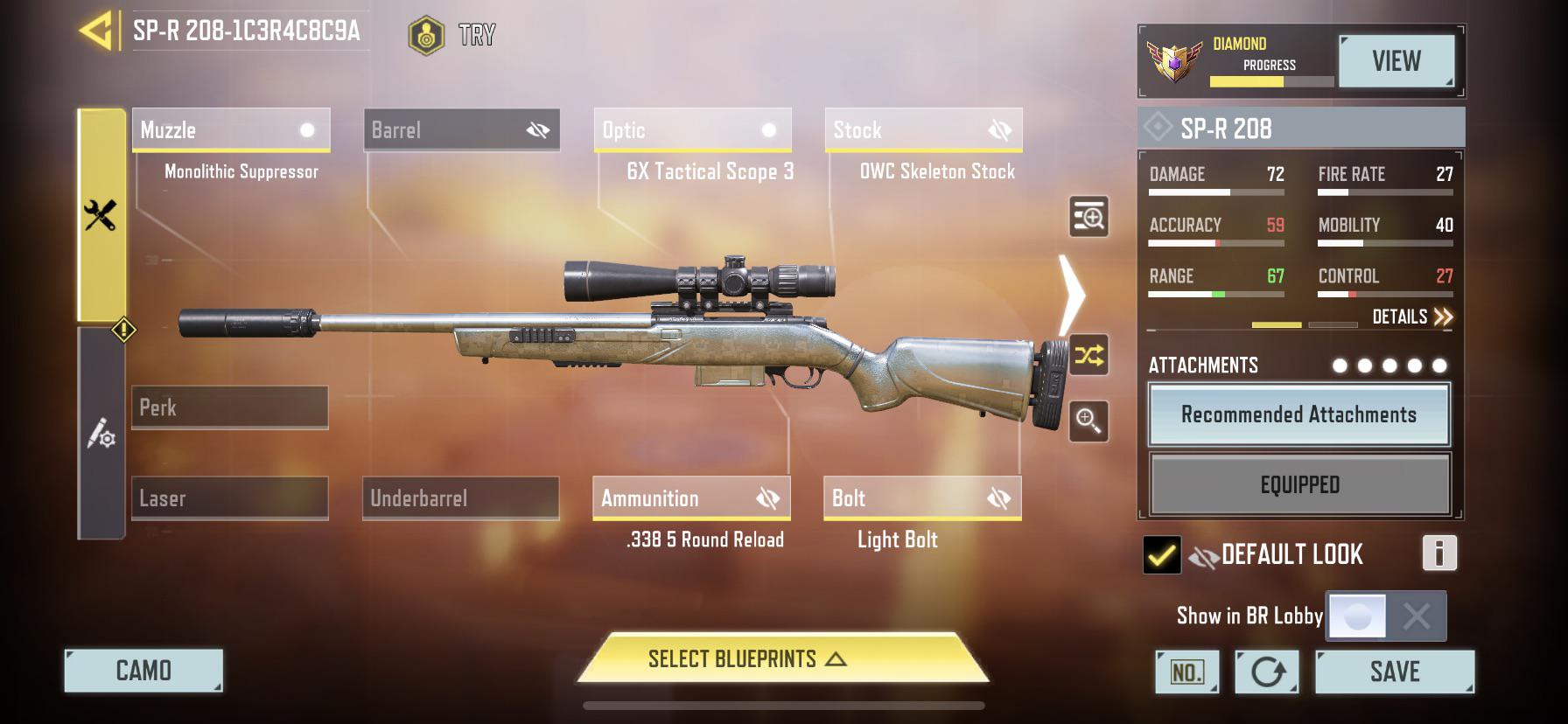 Discover more like CODM: One shot BR SPR-208 build and Related Content | Scrolller