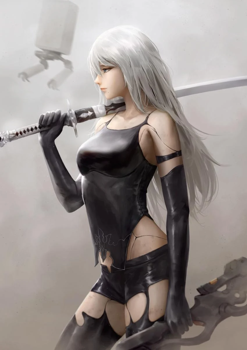 A2 [art by cheesewoo] | Scrolller