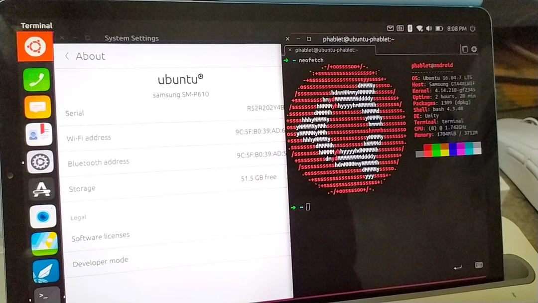 [LOMIRI][SAMSUNG GALAXY TAB S6 LITE] It's alive! | Scrolller