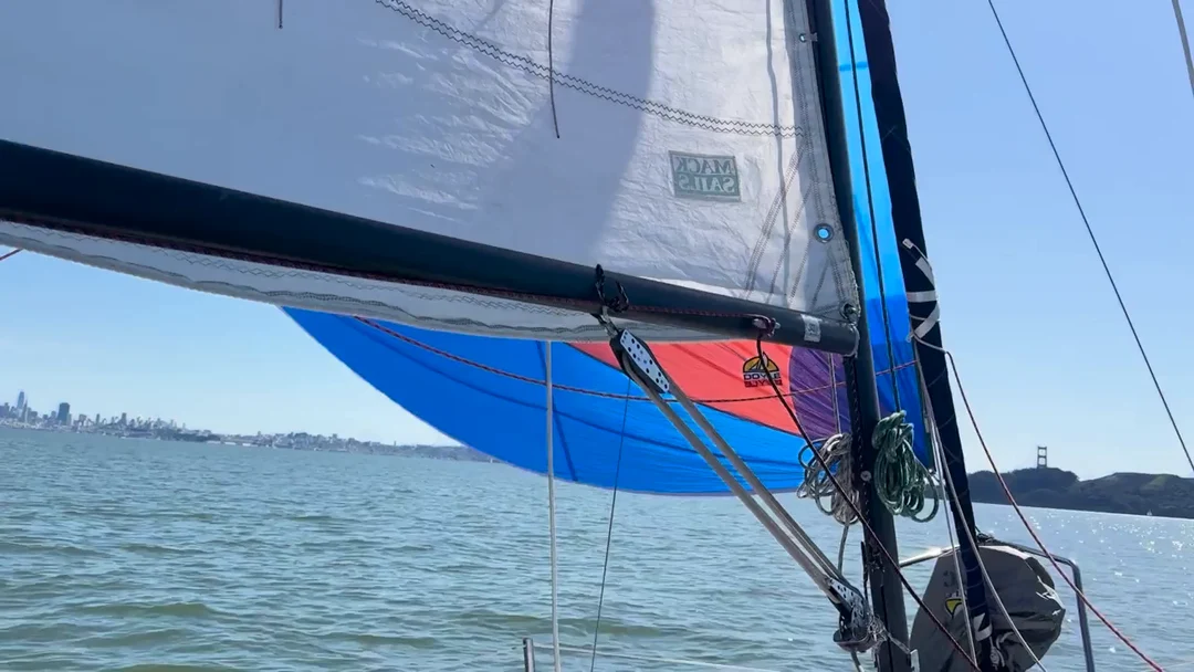 Beautiful light wind sailing on the SF bay with my Precision-18 | Scrolller