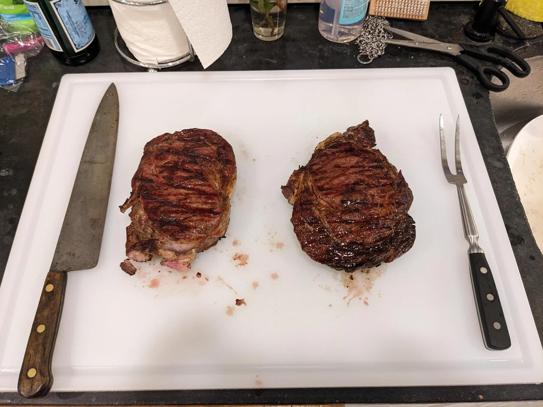 Steak dinner last night. | Scrolller