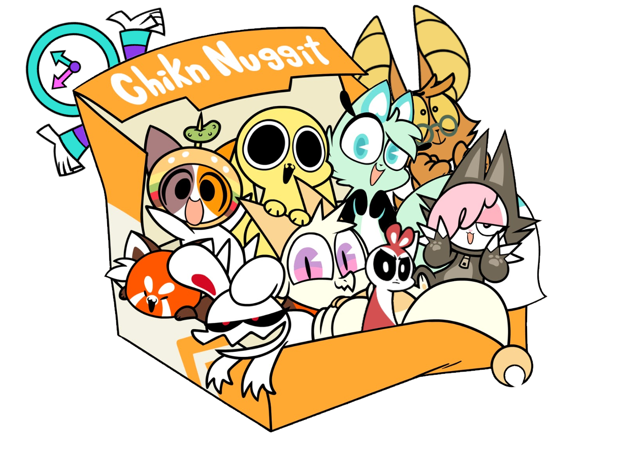 The Chikn Nuggit cast but with some extra goobers | Scrolller