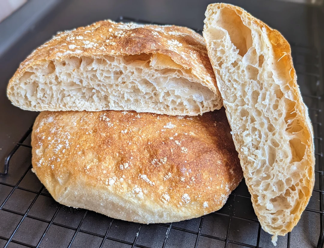 First Time Making Ciabatta | Scrolller