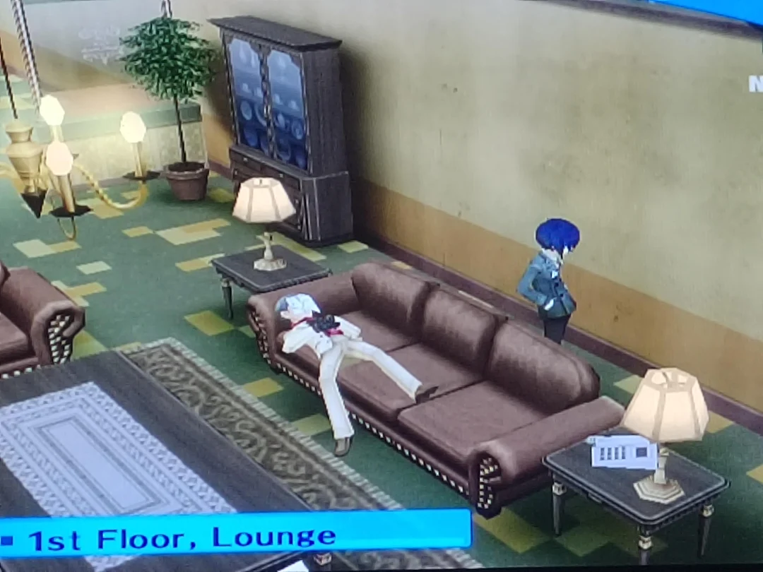 Akihiko looks comfy | Scrolller