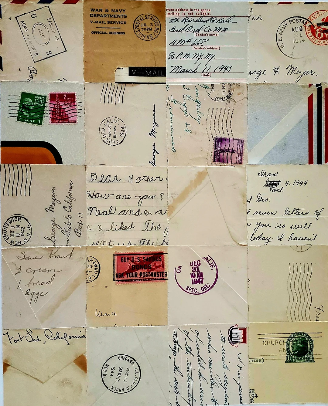 Remember them 2/4, tbbd, Analog Collage, 2023 | Scrolller