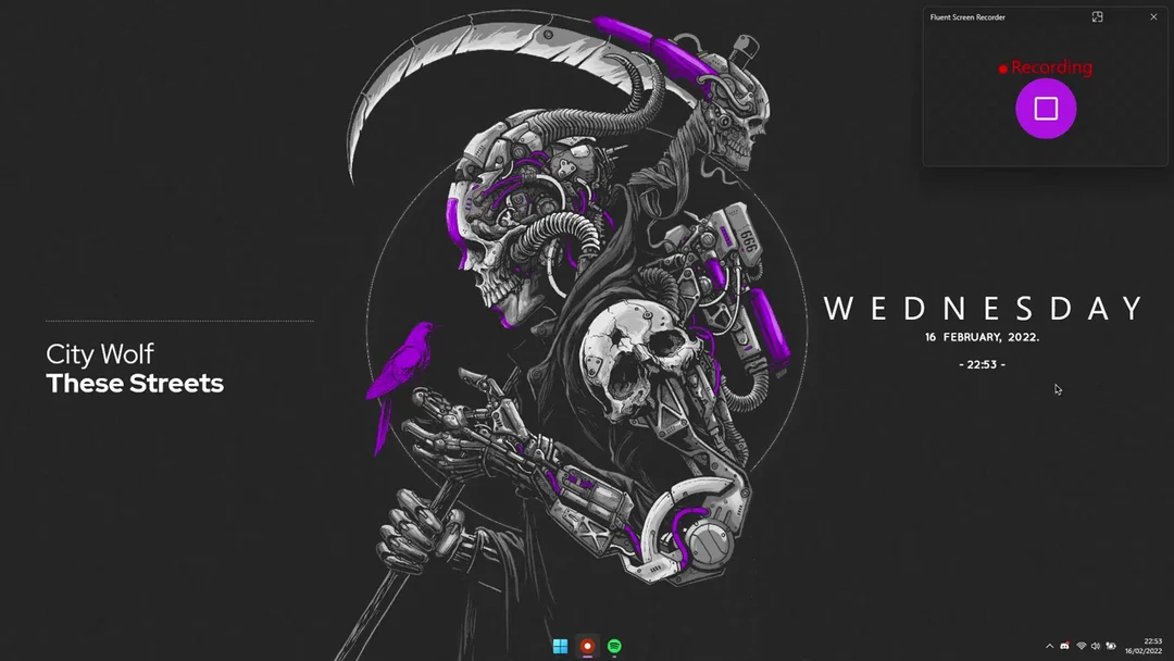New setup with Rainmeter and Wallpaper Engine | Scrolller