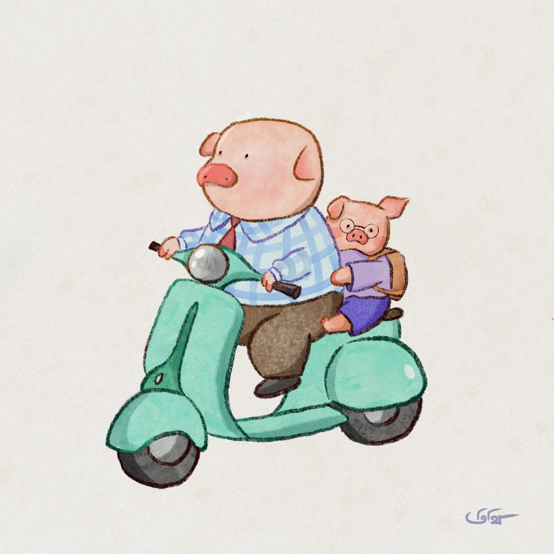Piggyback ride,Me,Digital,2022 | Scrolller